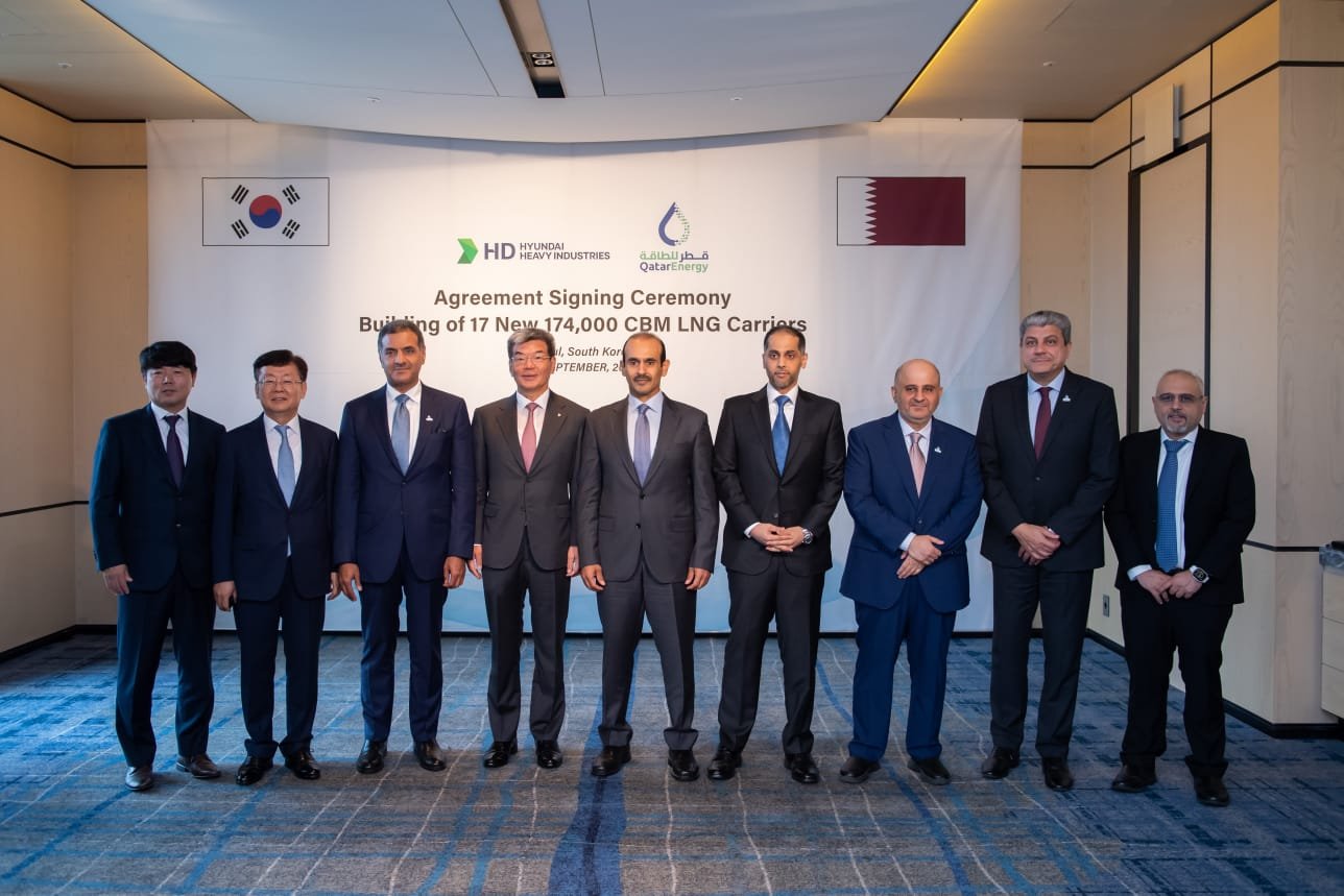 QatarEnergy Signs QR 14.2 b LNG Ship Building Agreement With HD Hyundai ...